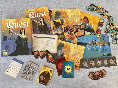 Quest - by Indie Boards and Cards -Social Deduction Board Game