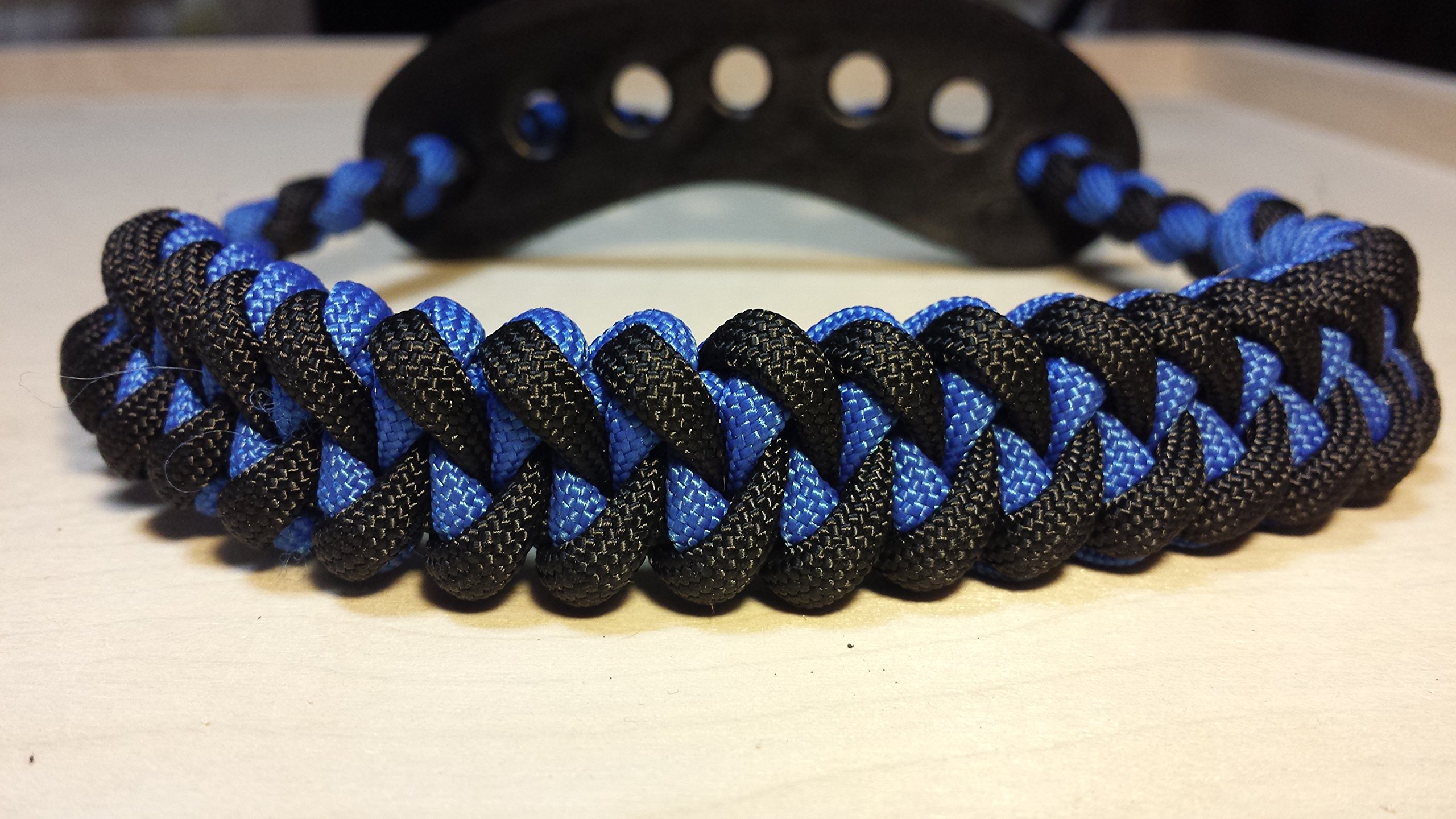 Muddy River Gear Archery Bow Wrist Sling Blue and Black Shark