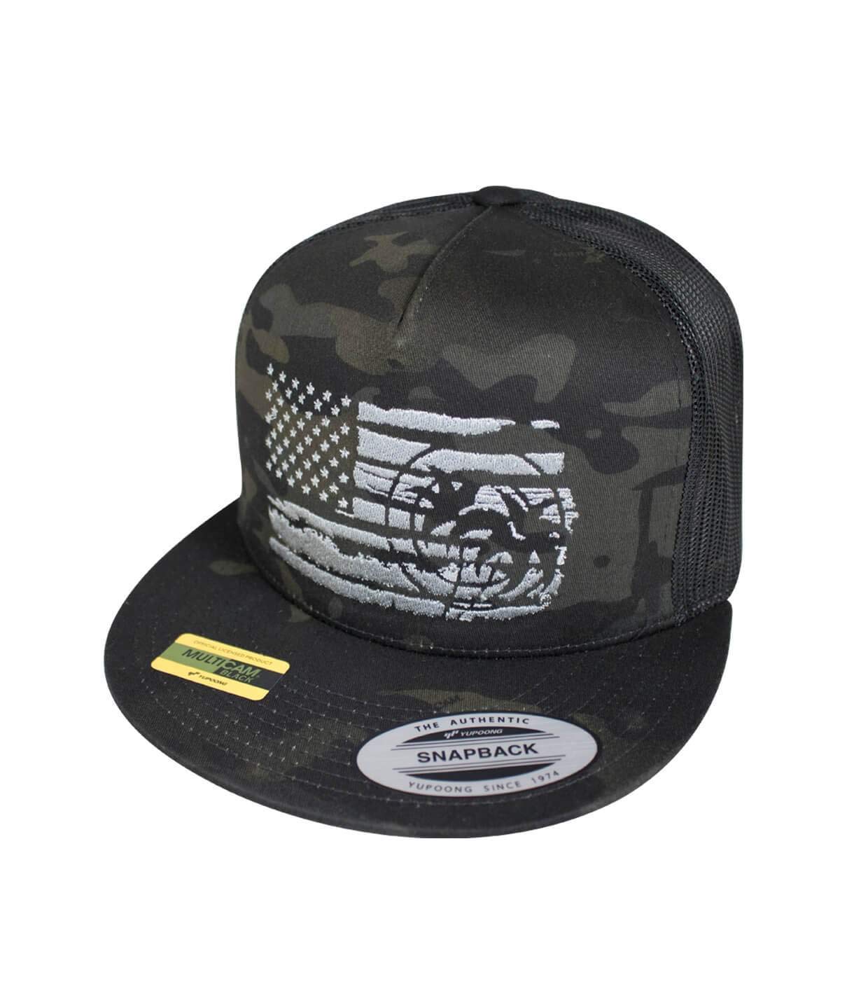 NICERIDE Baseball Cap β Strong Faded Snapback Mesh Back Trucker Hat 6006 (Camo)