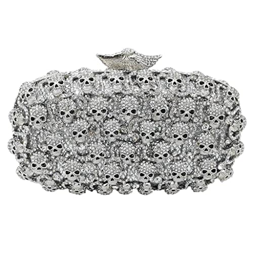 ZHUHW Women Evening Bags Ladies Crystal Handbags and Purses Wedding Gala Dinner Bag (Color : D, Size : 1)