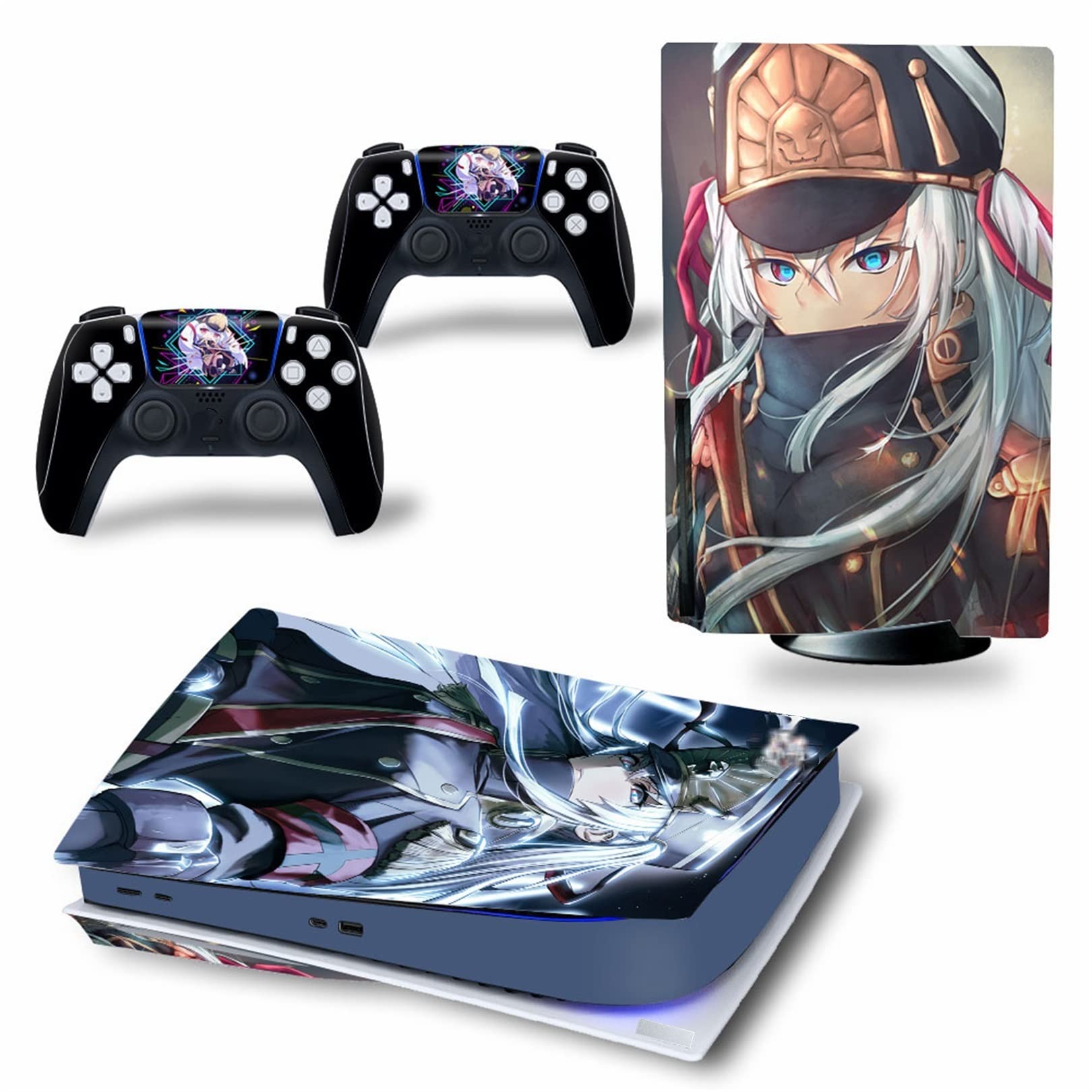 Top factory BUCEN for PS5 Skin Disc Edition & Digital Edition Console and Controller Vinyl Cover Skins Wraps Scratch Resistant, Compatible with for PS5 525206 Anti Scratch (Size : Disc Version)