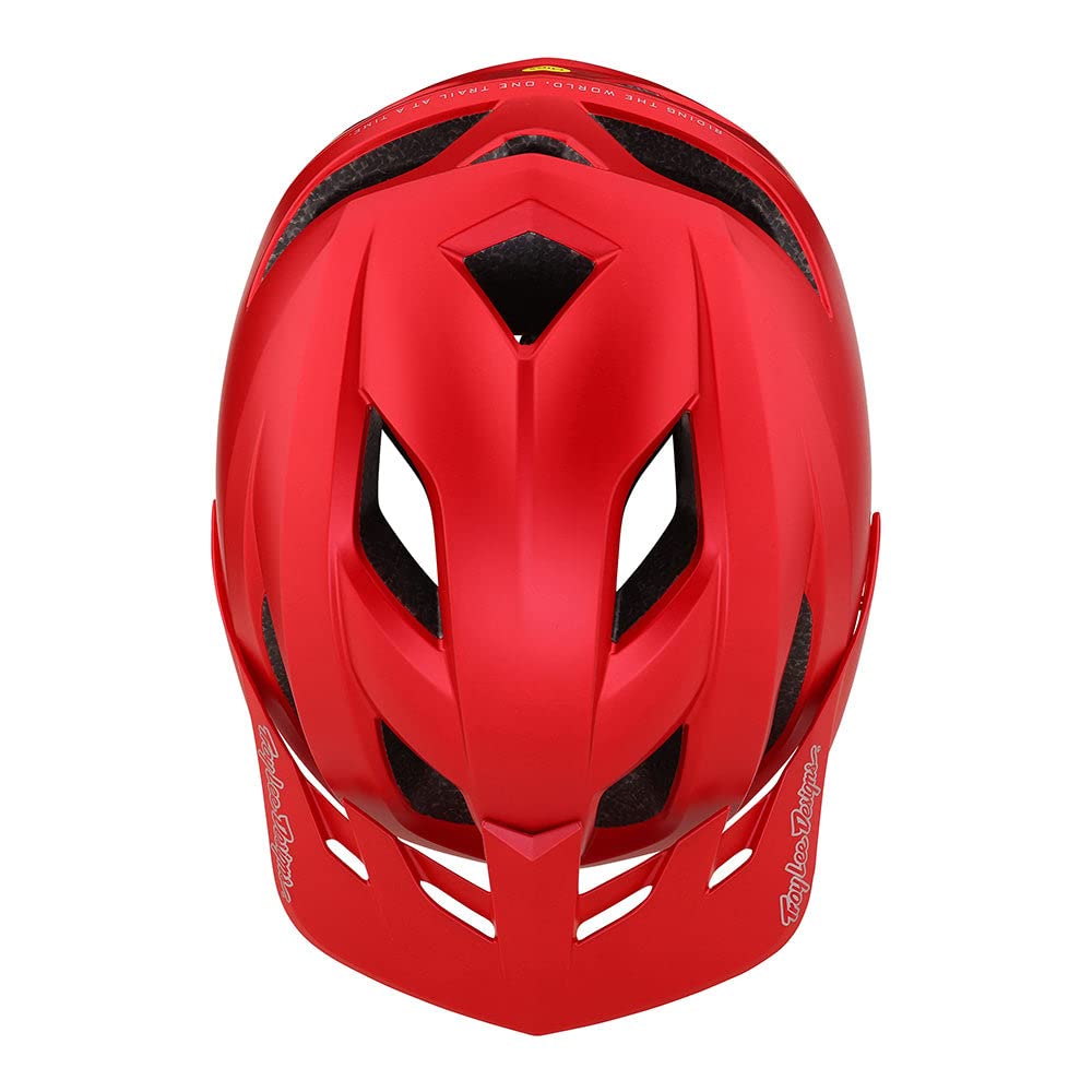 Troy Lee Designs Flowline Adult Bicycle Helmet MIPS EPP Lightweight Vented Adjustable Detachable Visor All Mountain Enduro, Gravel, Trail, BMX, Off-Road MTB (Gray, MD/LG)