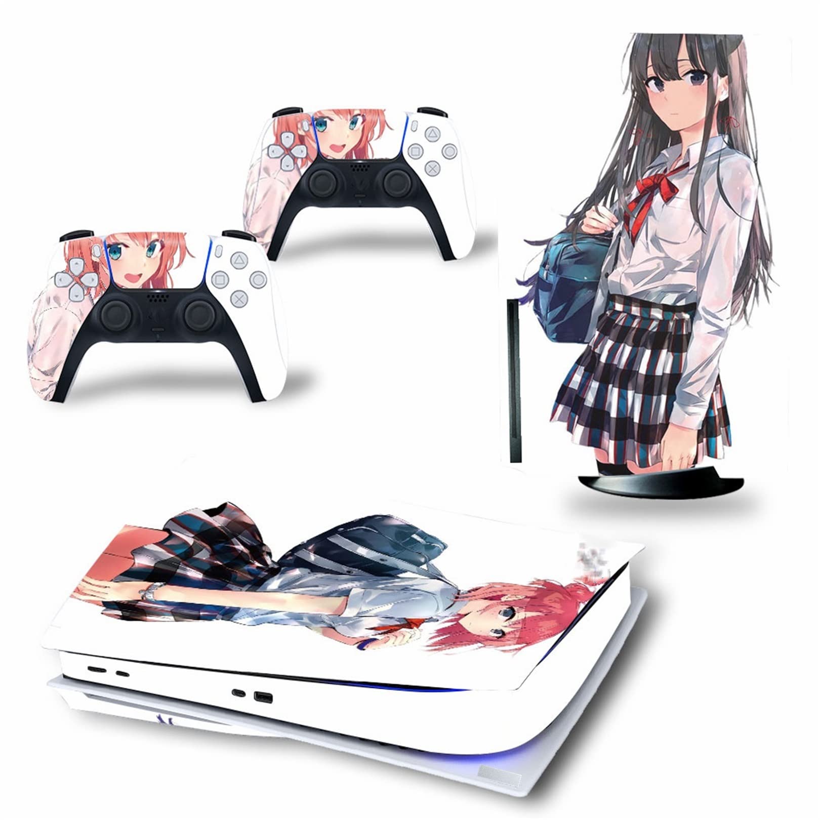 Top factory BUCEN for PS5 Skin Disc Edition & Digital Edition Console and Controller Vinyl Cover Skins Wraps Scratch Resistant, Compatible with for PS5 177672 Anti Scratch (Size : Digital Edition)