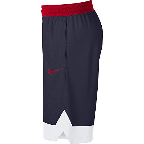 Nike Dri-FIT Icon, Men's basketball shorts, Athletic shorts with side pockets, College Navy/White, M