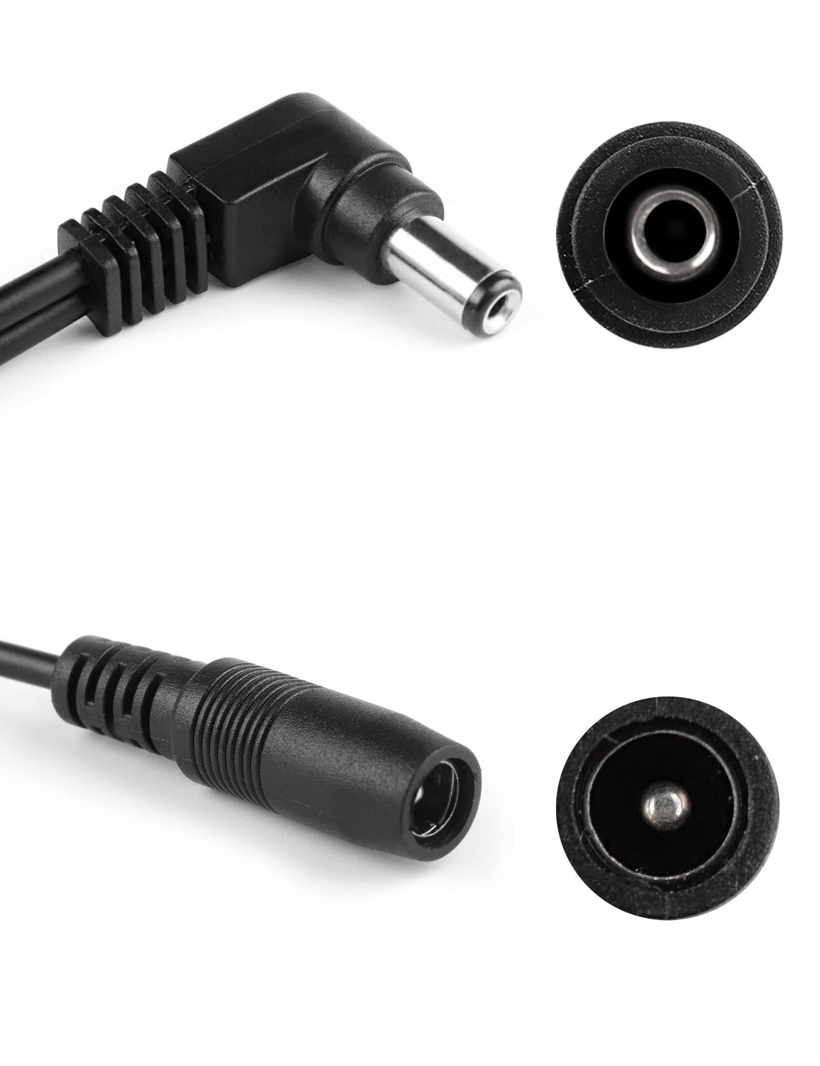 Mr.Power Guitar Effects Power Supply Adapter 9V DC 1A (1000mA) with Daisy Chain Cord Cable Free Insulated Cap (9V Adapter + 3 Way Cable)
