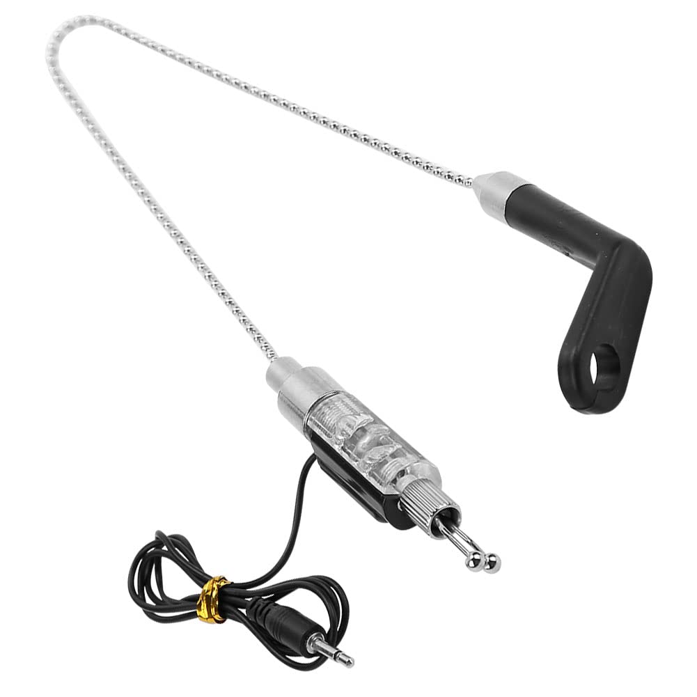 Yeuipea Chain Bite Indicators,Fish Bite Alarm LED Illuminated Indicators Chain Hanger Fishing Tool Tackle Accessory(2613)