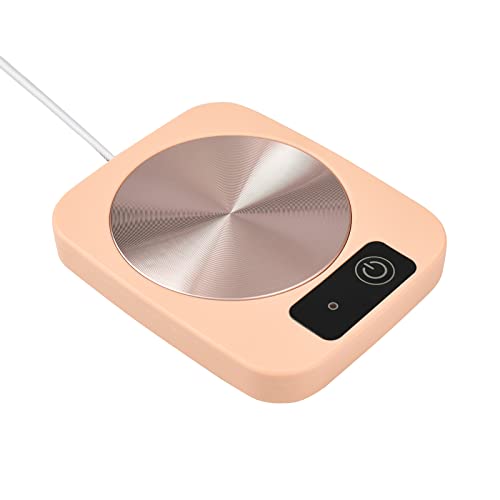 SWIMERY Mug Warmer - Coffee Mug Warmer Keep a Constant Temperature of 135℉ - Coffee Cup Warmer for Cocoa Tea Water and Milk (No Cup), Pink