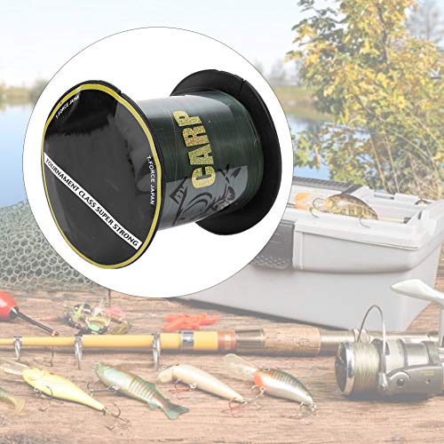 Yeuipea Fishing Line,500m Super Strong Nylon Fishing Line Thread Cord Sea Fresh Water Fish Tool