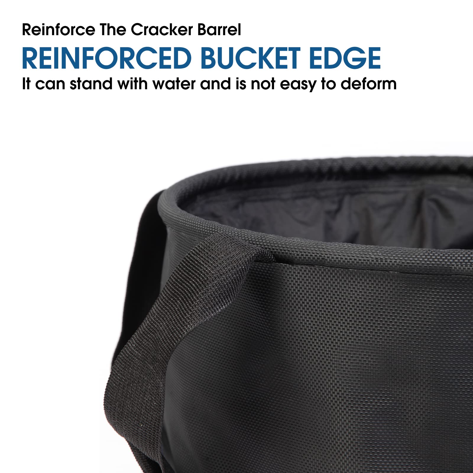 SUVAST Camping Supplies-Collapsible Bucket, Foldable Bucket 5 Gallon,Camping Bucket