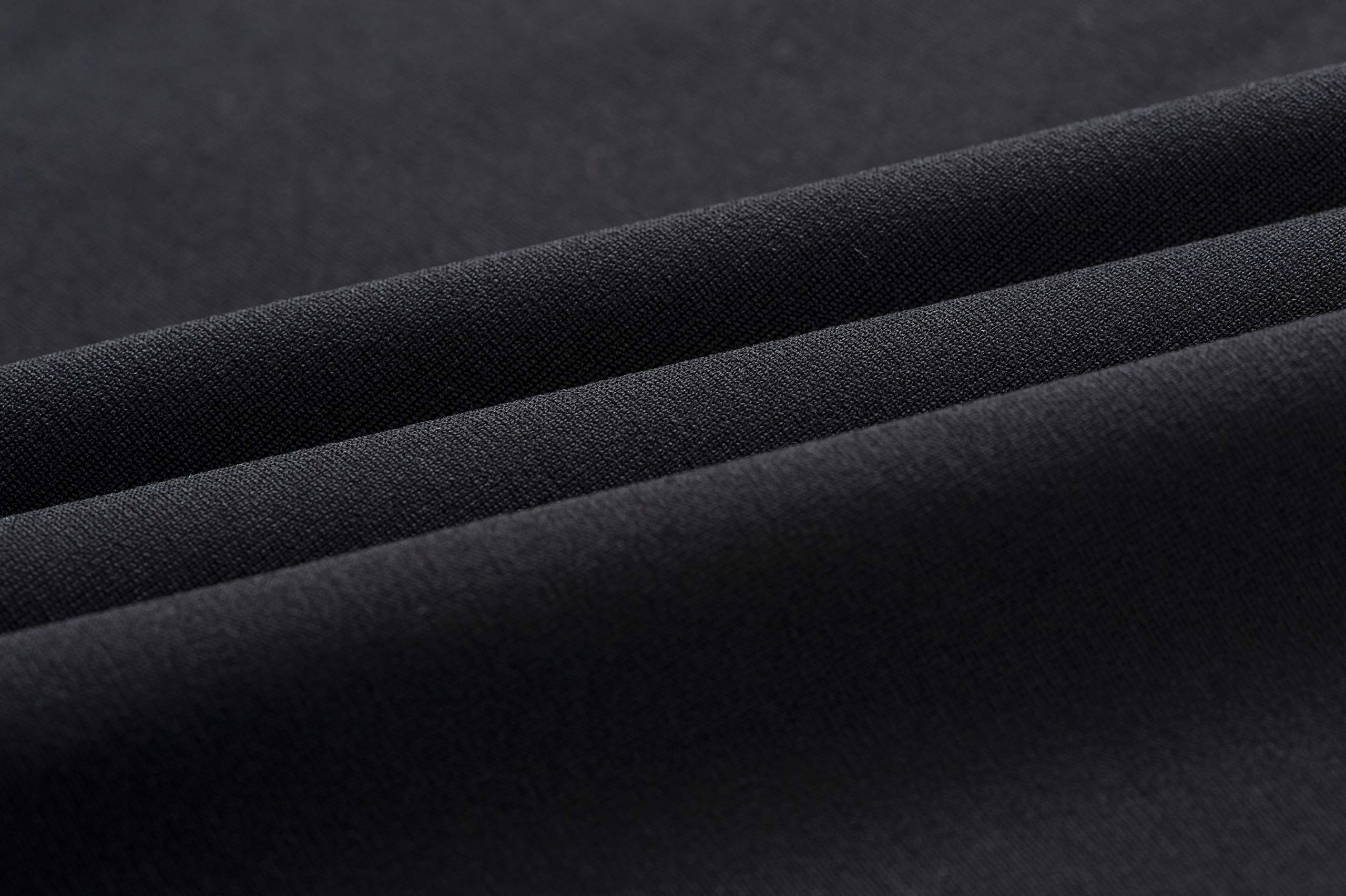 SERHOM Men's Thermal Underwear Set Compression Base Layer Men Cold Weather Fleece Ski Sport Long Johns Shirt for Men Boys, Black S