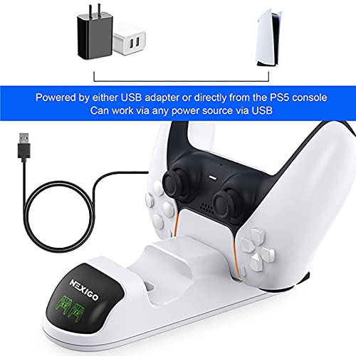 NexiGo PS5 Controller Charger,