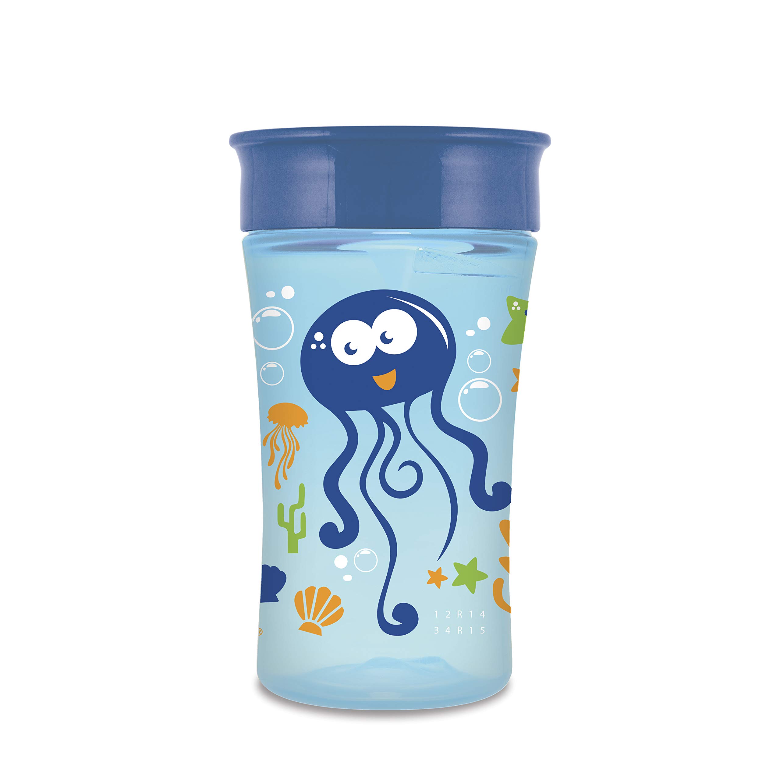 NUK Magic 360 Sippy Cup, Blue, 10oz 1pk, Styles May Vary