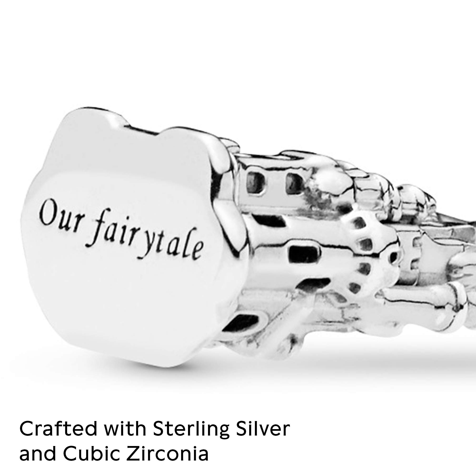 Pandora Jewelry Regal Castle Cubic Zirconia Charm in Sterling Silver