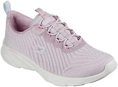 Skechers Womens D'Lux Comfort Easy Street Athletic Shoes 6.5 Lavendar