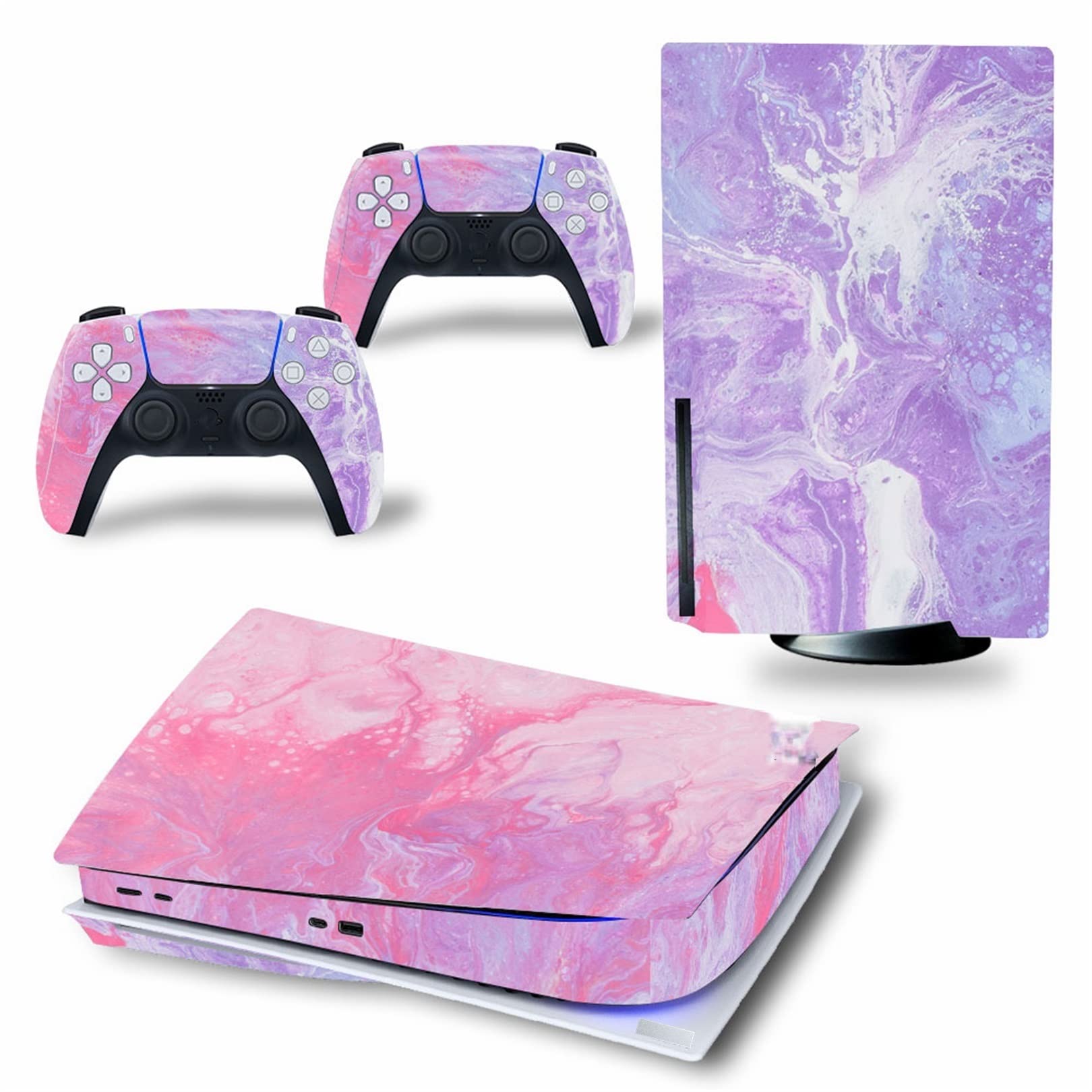 Top factory BUCEN for PS5 Skin Disc Edition & Digital Edition Console and Controller Vinyl Cover Skins Wraps Scratch Resistant, Compatible with for PS5 172565 Anti Scratch (Size : Digital Edition)