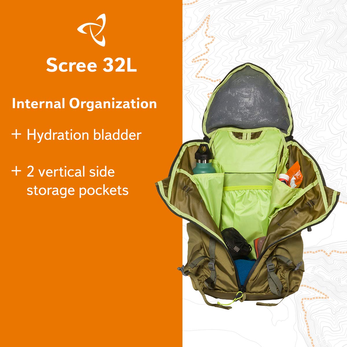 Mystery Ranch Scree 32 Backpack - Technical Daypack, Copper, L/XL