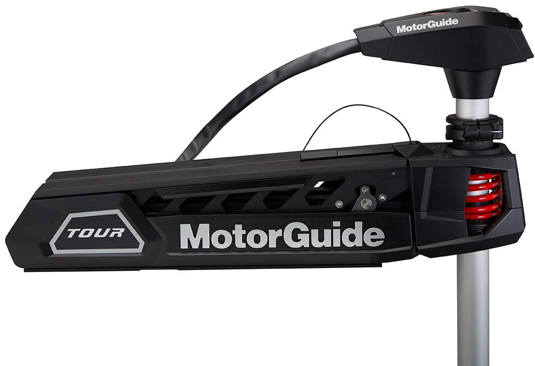 MotorGuide Tour Freshwater Trolling Motor with HD+ Universal Sonar 942100050 — 45-inch Shaft, 109-Pound Peak Thrust, 36V