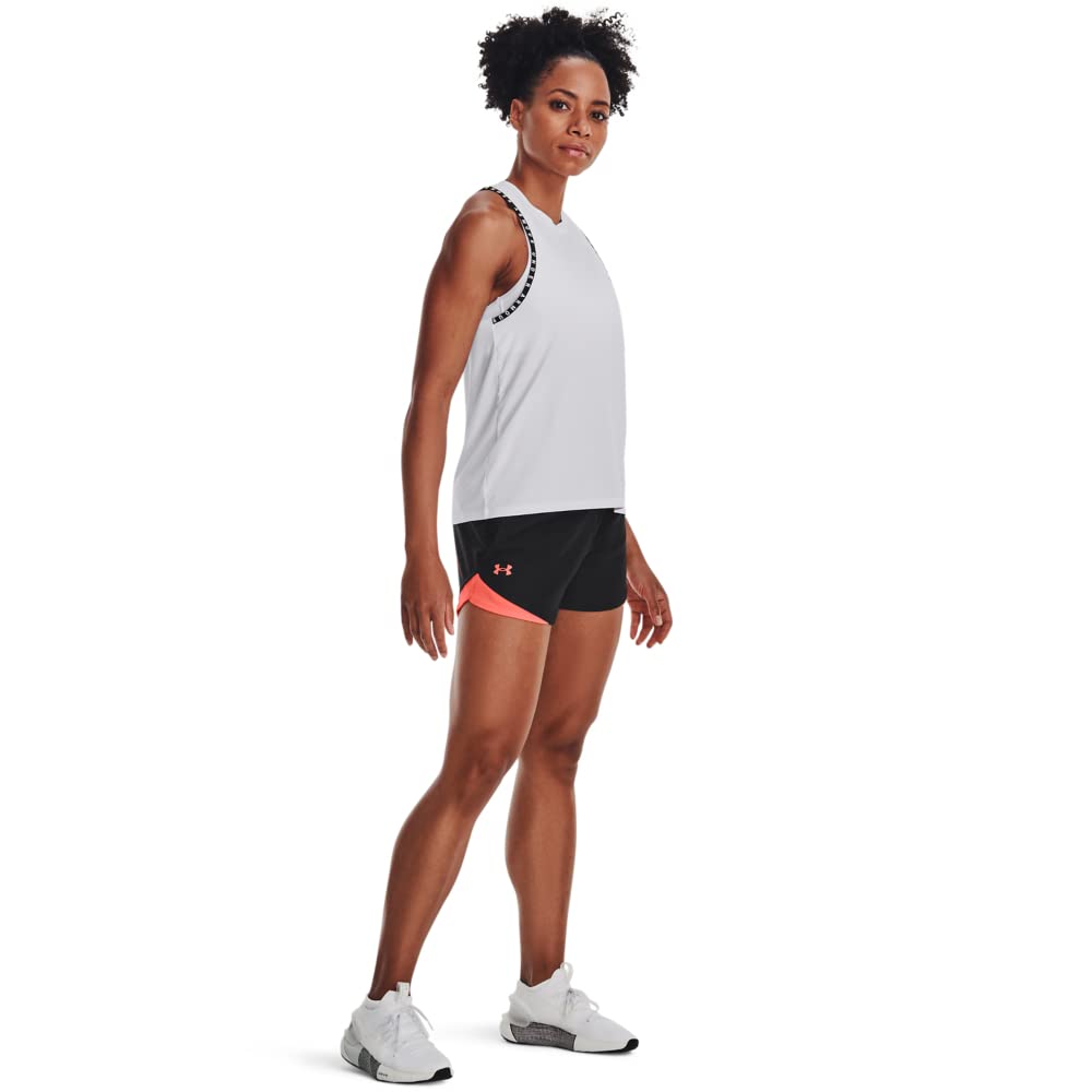 Under Armour Womens Play Up 3.0 Shorts, Electro Pink (695)/Club Purple, X-Small