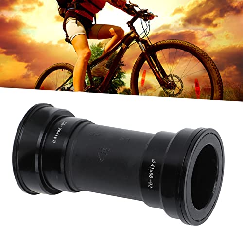 Uxsiya BB, Integral Sealed Bearings Precise Machining Road Bike Bottom Bracket Reduce Noise BB92 Dub Crankset Aluminum Alloy Frame for Cycling