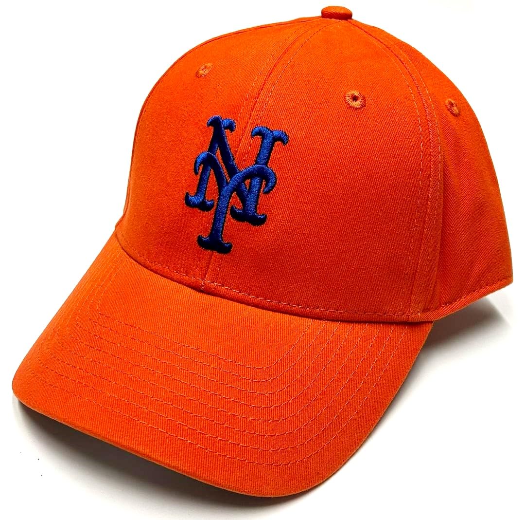New York Mets MVP Basic Orange Hat Cap Adult Men's Adjustable