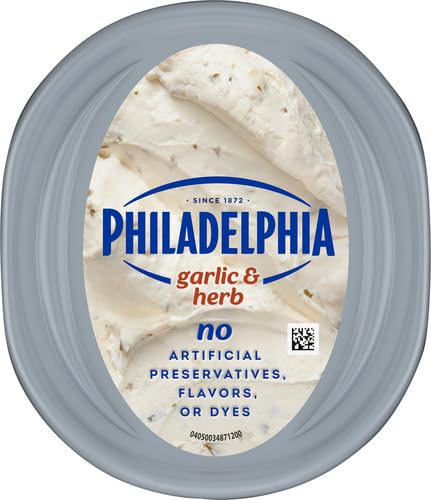 Philadelphia Garlic & Herb Cream Cheese Spread, 7.5 oz Tub