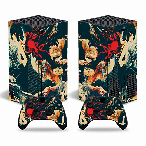 Top factory Skin Decal Protective Vinyl Skin Decal Cover for Series X Console Skins Wrap Sticker with Two Free Wireless Controller Decals 57166 Decal