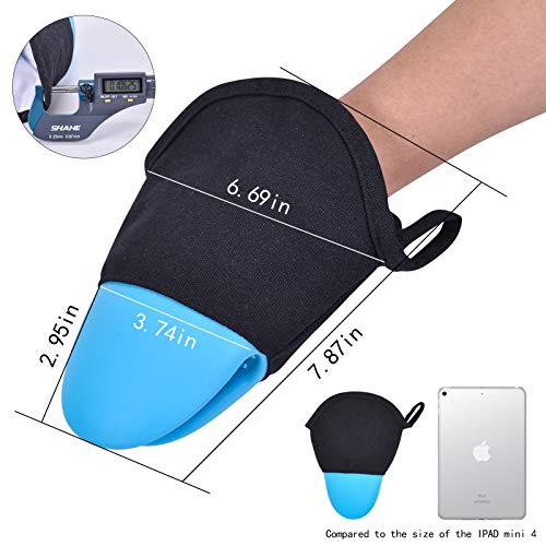 Ubrand Flybirdshome Mini-Oven Gloves,Cooking Pinch Gloves,Silicone Oven Mitts, Pinch Potholders for Kitchen,Cooking Gloves Heat Resistant,Pot Holders and Oven Mitts Sets Suitable for Kitchen Cooking