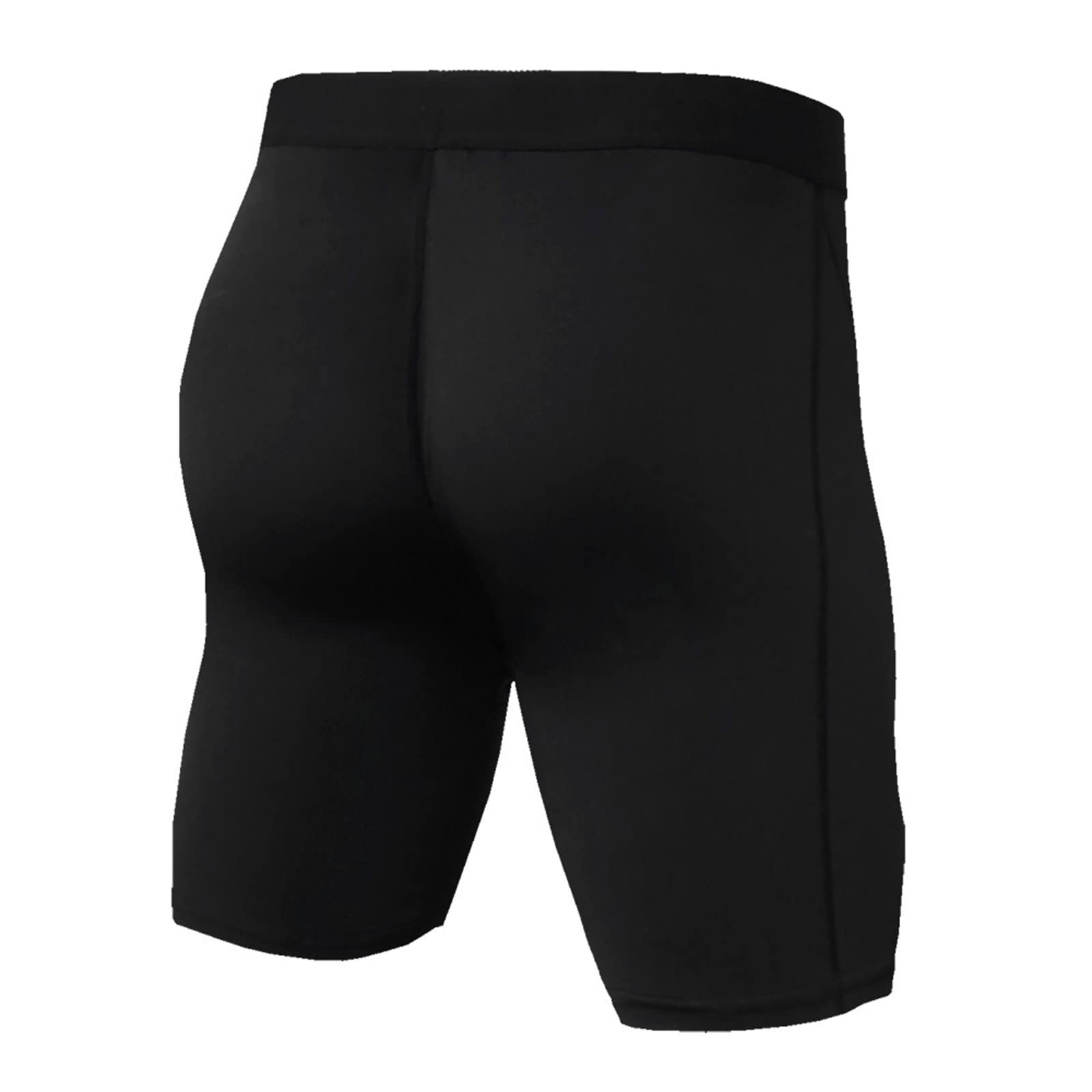 Underwear for Man Cool Dry Sports Tights Athletic Undershorts for Running Workout Training Mens (Black, L)