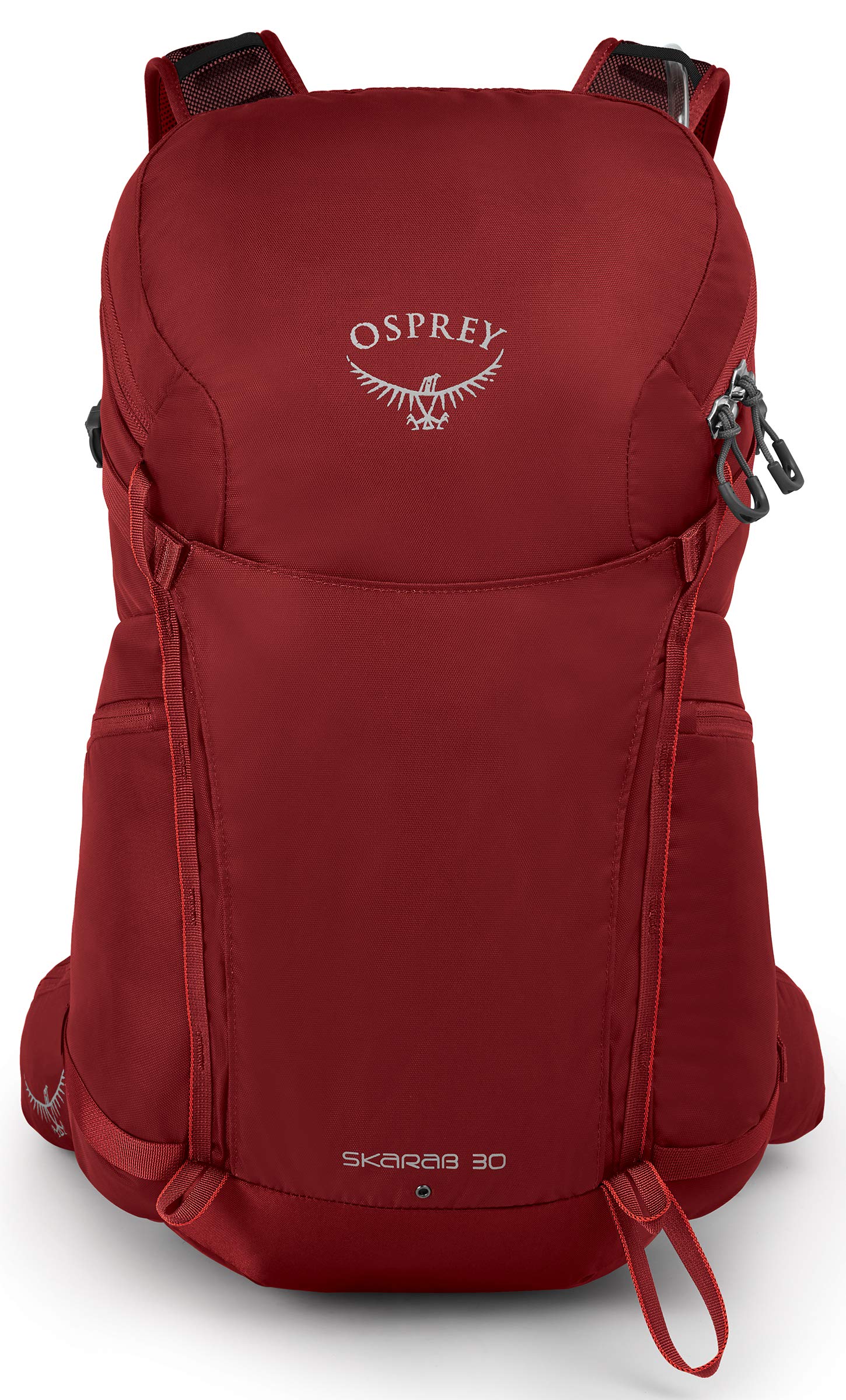 Osprey Skarab 30L Men's Hiking Backpack with Hydraulics Reservoir, Mystic Red