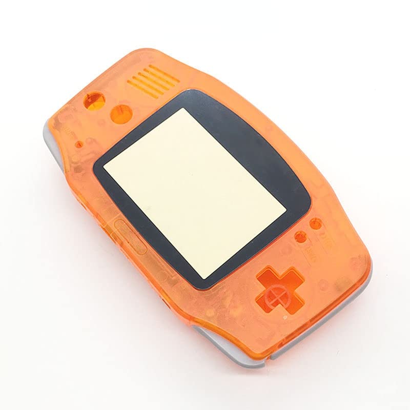 ZLiu Fire Colorful Housing Case Replacement Case Plastic Shell Cover for Gameboy Advance GBA Console Housing