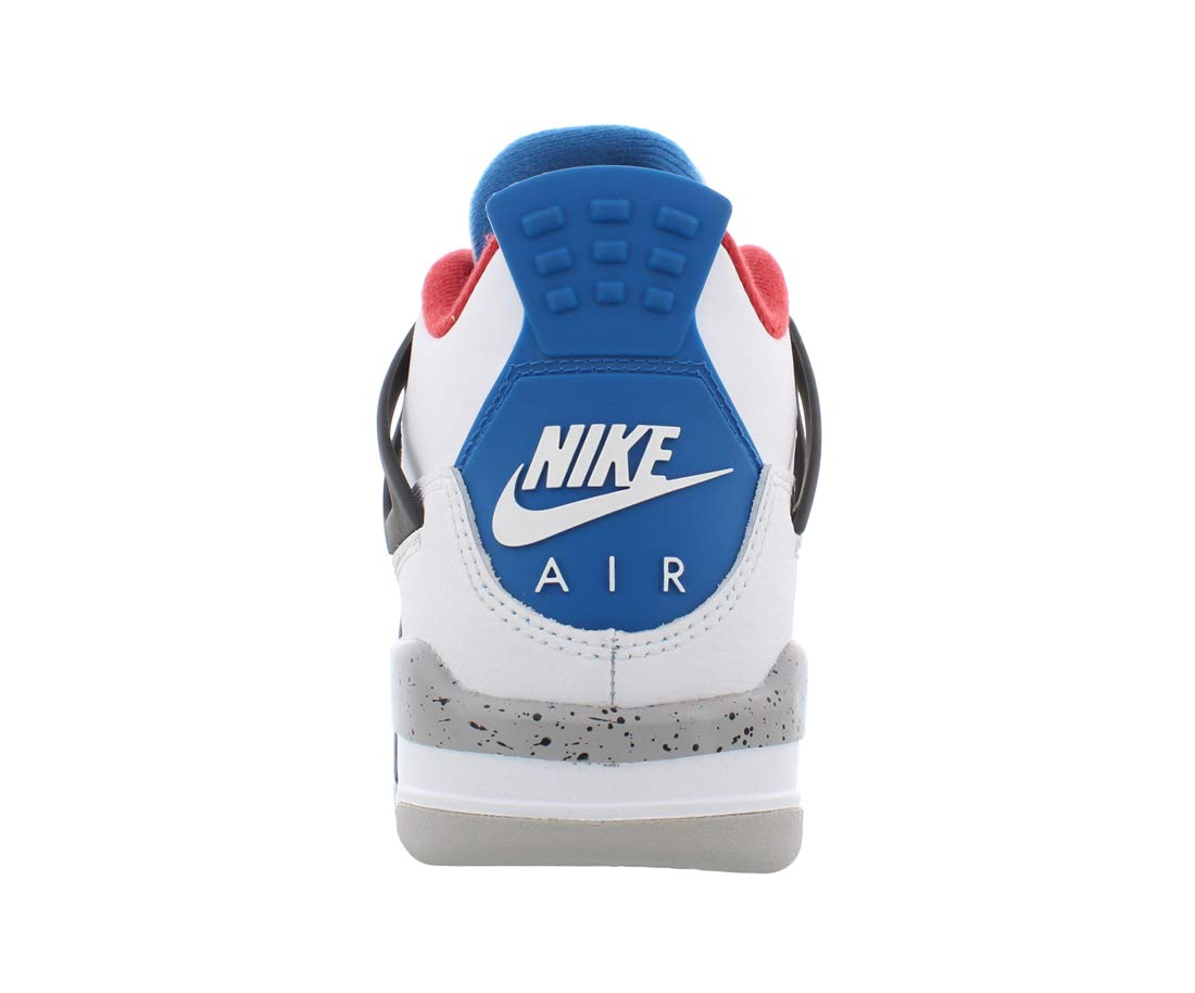 Nike Air Jordan 4 Retro GS Kids 'What The' Blue/Red/White 408452-146 (Size: 4Y)