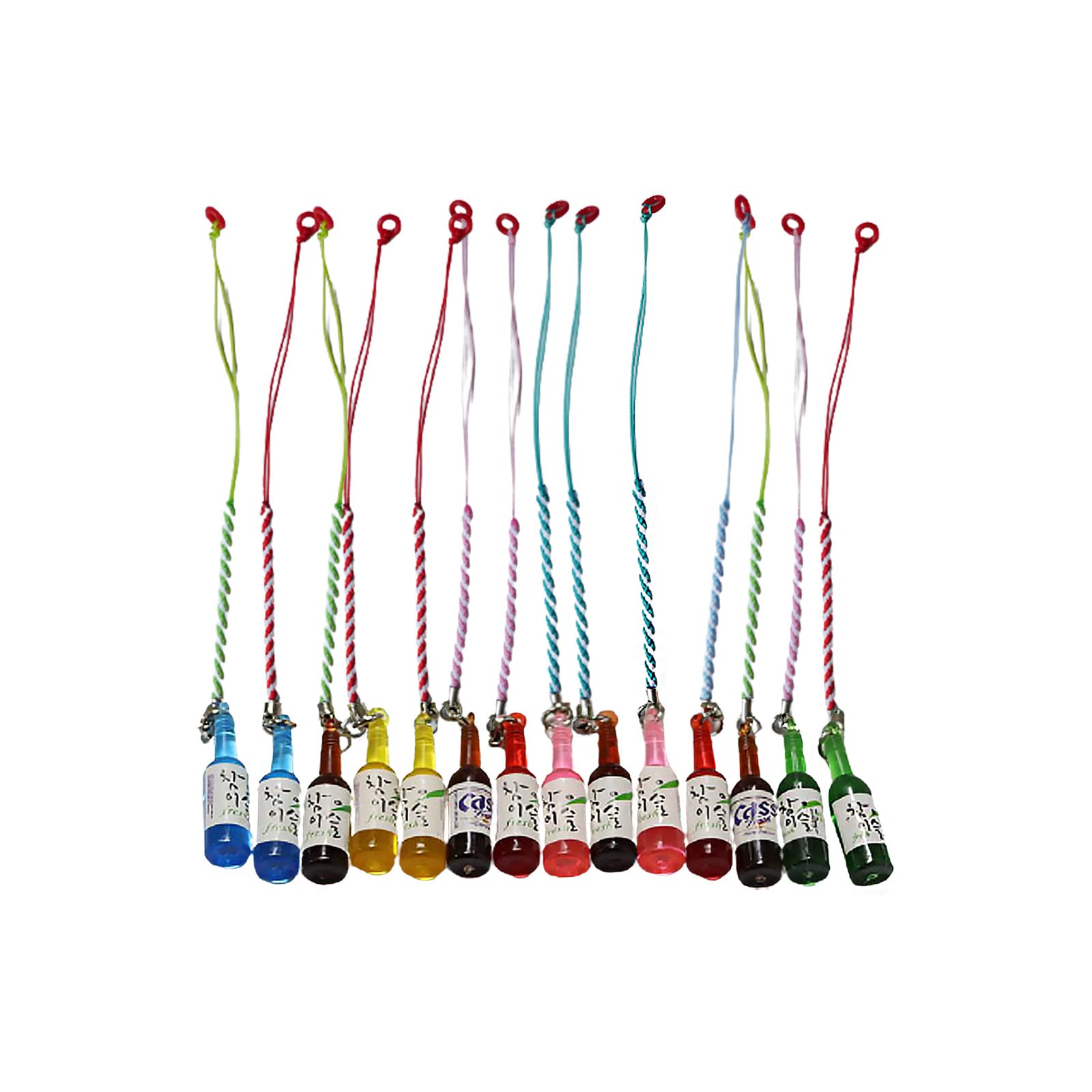 U1-Golf Tee Mini Sake Bottle Golf Tee Hangers 14ea (Silicone Ring) Golf Tee Holder Golf Accessories