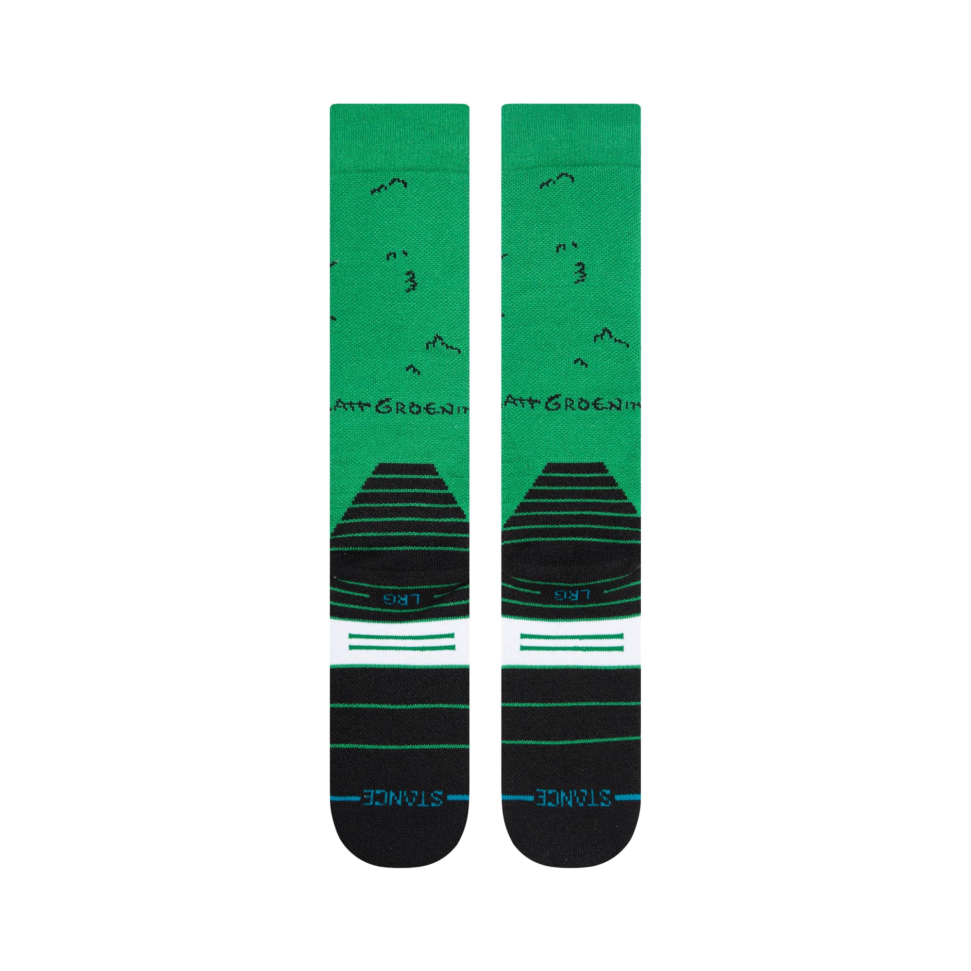 Stance Homer Snow OTC Socks (Medium, Green)