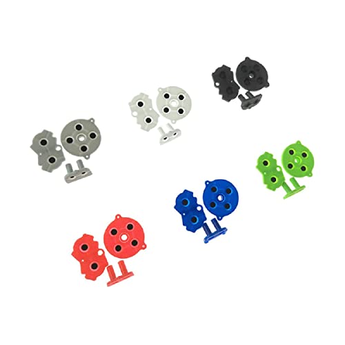 XIYUESHAN 5PCS Replacement Soft Silicone Conductive Gamepads Button Rubber Pad Parts for Game Boy Advance for GBA