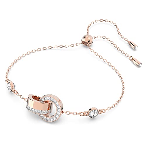 SWAROVSKI Dexera Bracelet, White, Rose-gold tone Finish