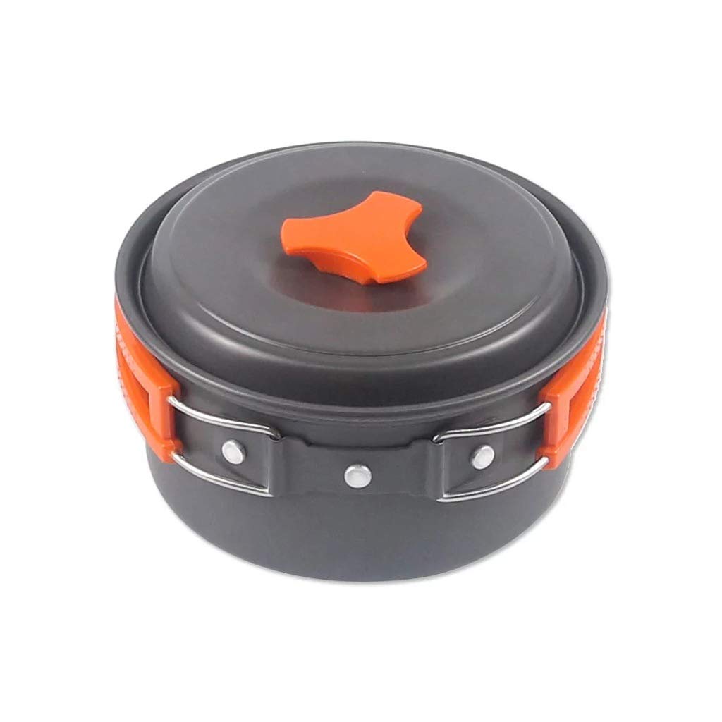YFDM Camping Cooking Tableware Portable Outdoor Cookware Tourist Equipment for Travel Hiking Picnic