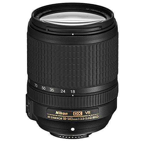 Nikon 18-140mm f/3.5-5.6G ED VR AF-S DX NIKKOR Zoom Lens – (White Box)