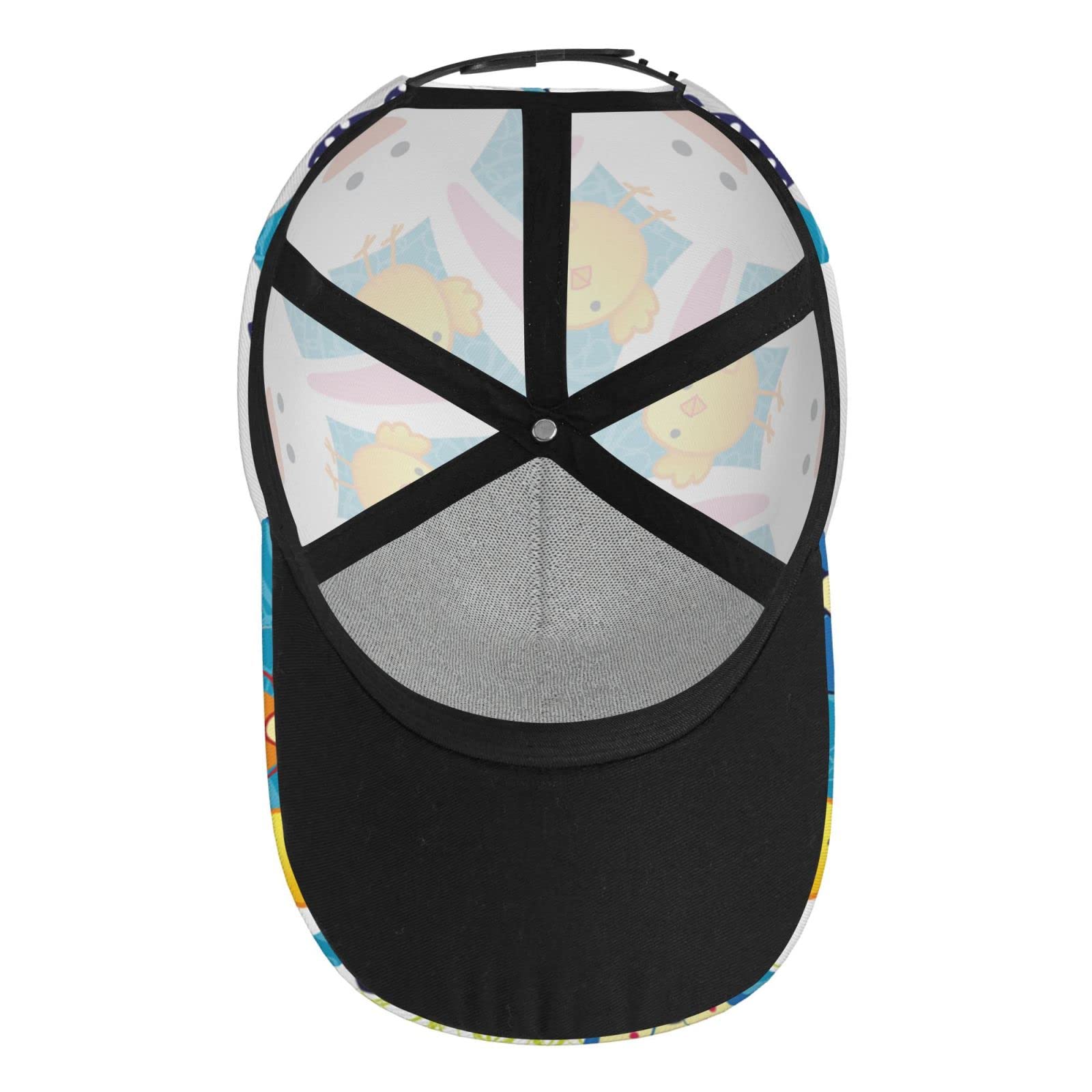 Unisex Spring Happy Easter Holiday Baseball Cap is Adjustable for All Season Running Training and Outdoor Activities