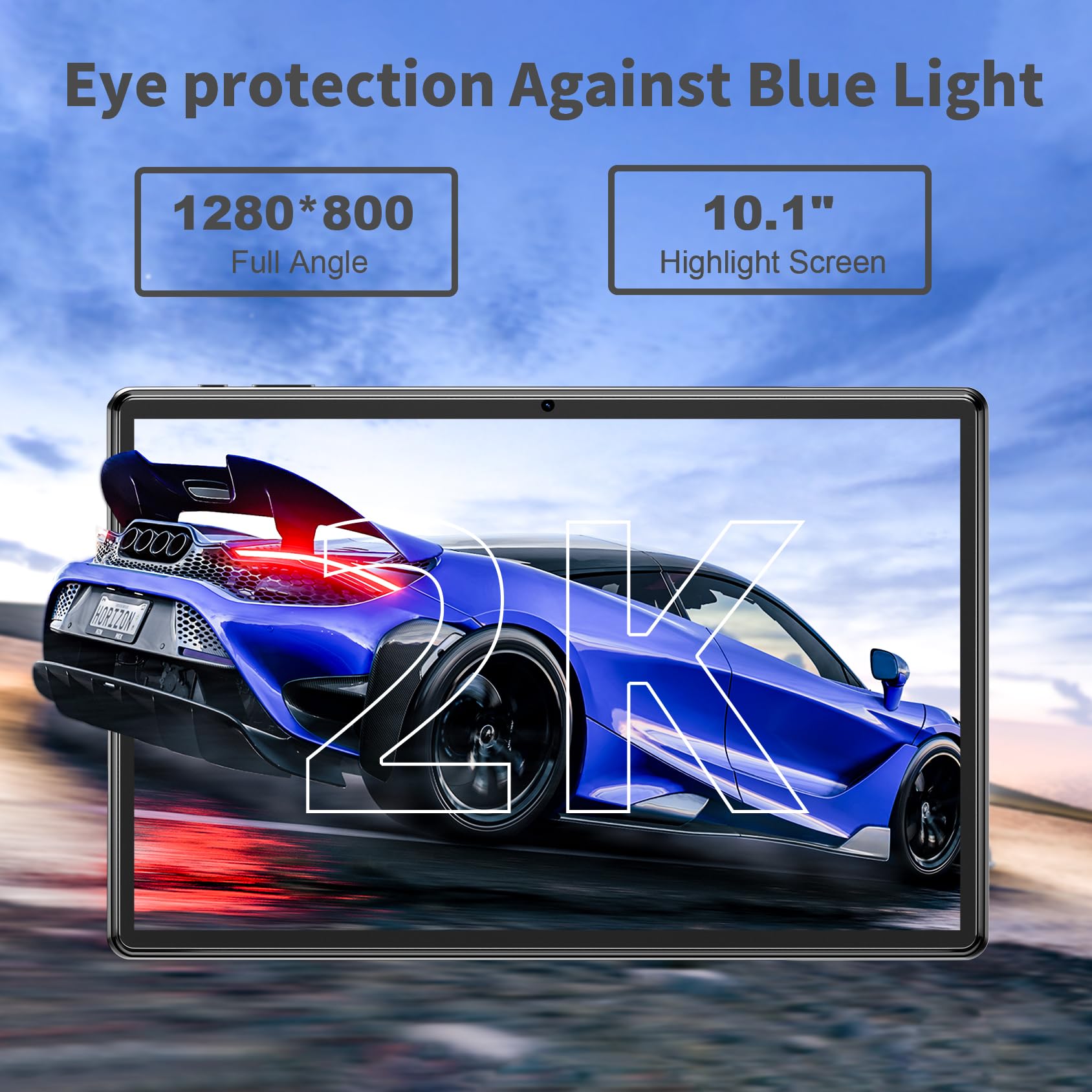 SGIN Android 12 Tablet, 10 Inch 4GB RAM 64GB ROM Tablet with 1280 * 800 IPS, Octa-Core 2.0GHz Processor, 2MP+5MP Dual Camera, WiFi, Bluetooth 5.0, GPS, 6000mAh, 256GB Expansion (Black)