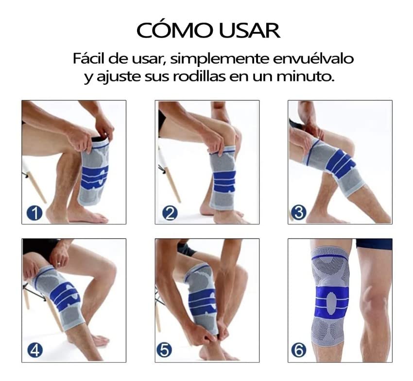 vrilmed [2 Pack Knee Brace with Patella Gel Pad & Side Stabilizers for Meniscus Tear, ACL, Arthritis, Joint Pain Relief