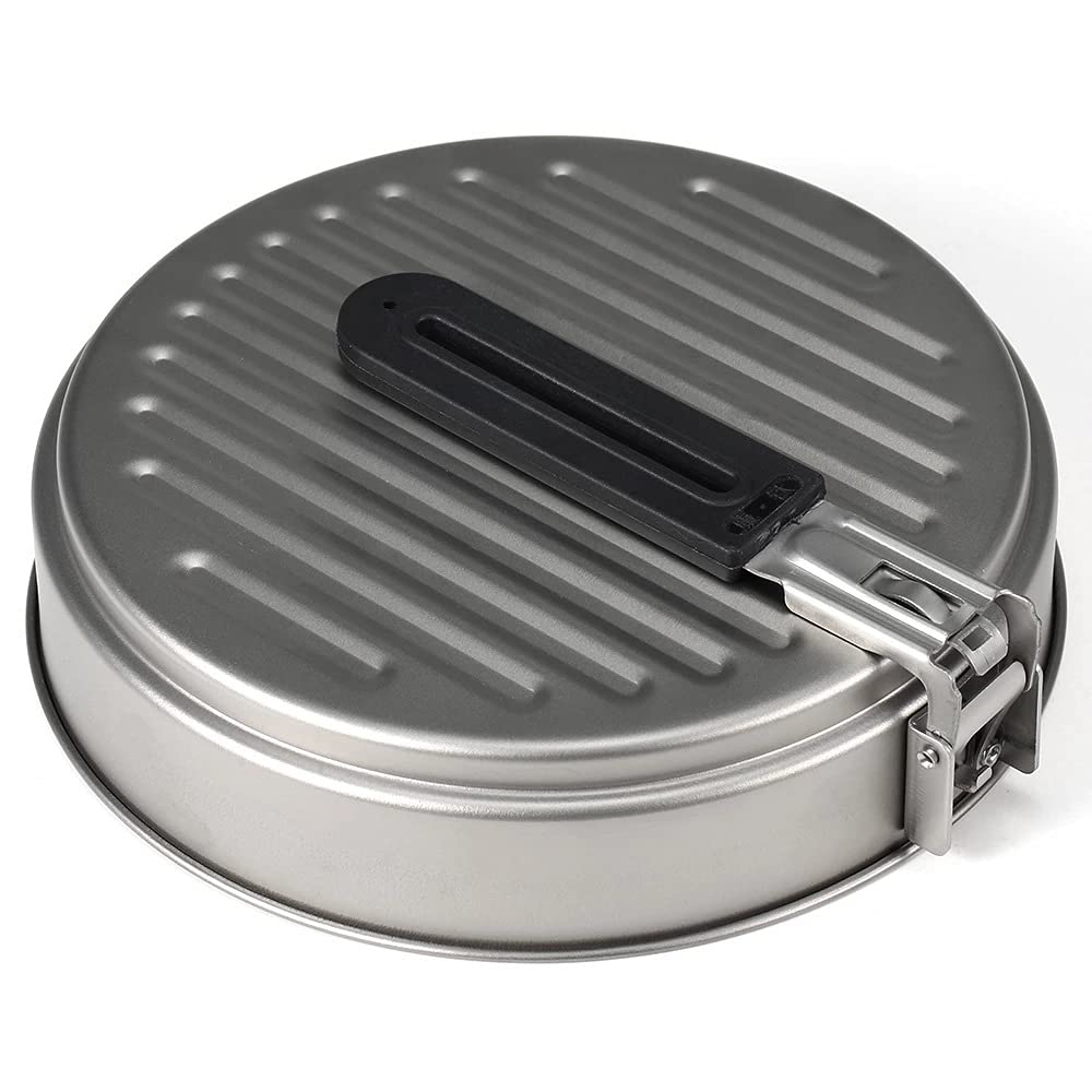 YFDM Cookware Set Pot Camping Pan 2.8L Pot with 1.1L Pan for Outdoor Camping Backpacking Hiking Picnic Cooking