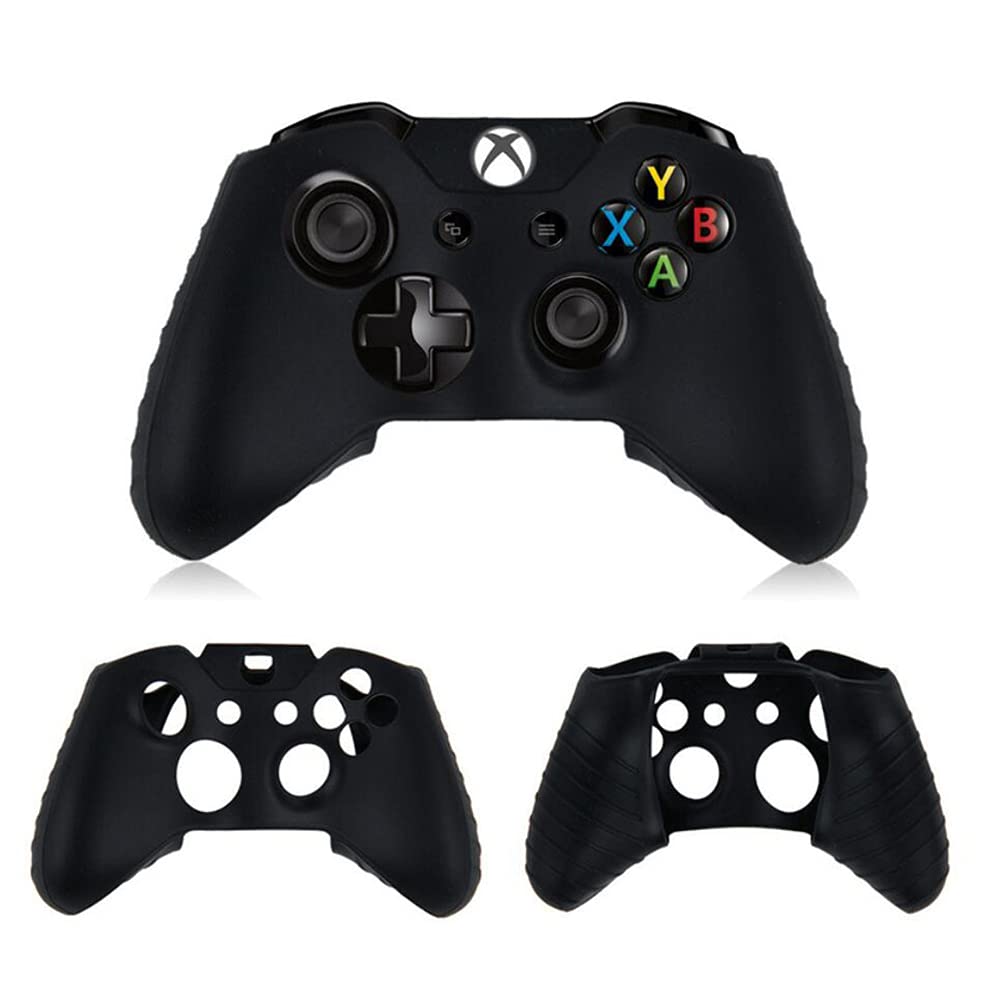 OSTENT Soft Protector Silicone Skin Case Cover Pouch for Microsoft Xbox One Controller - Color Black