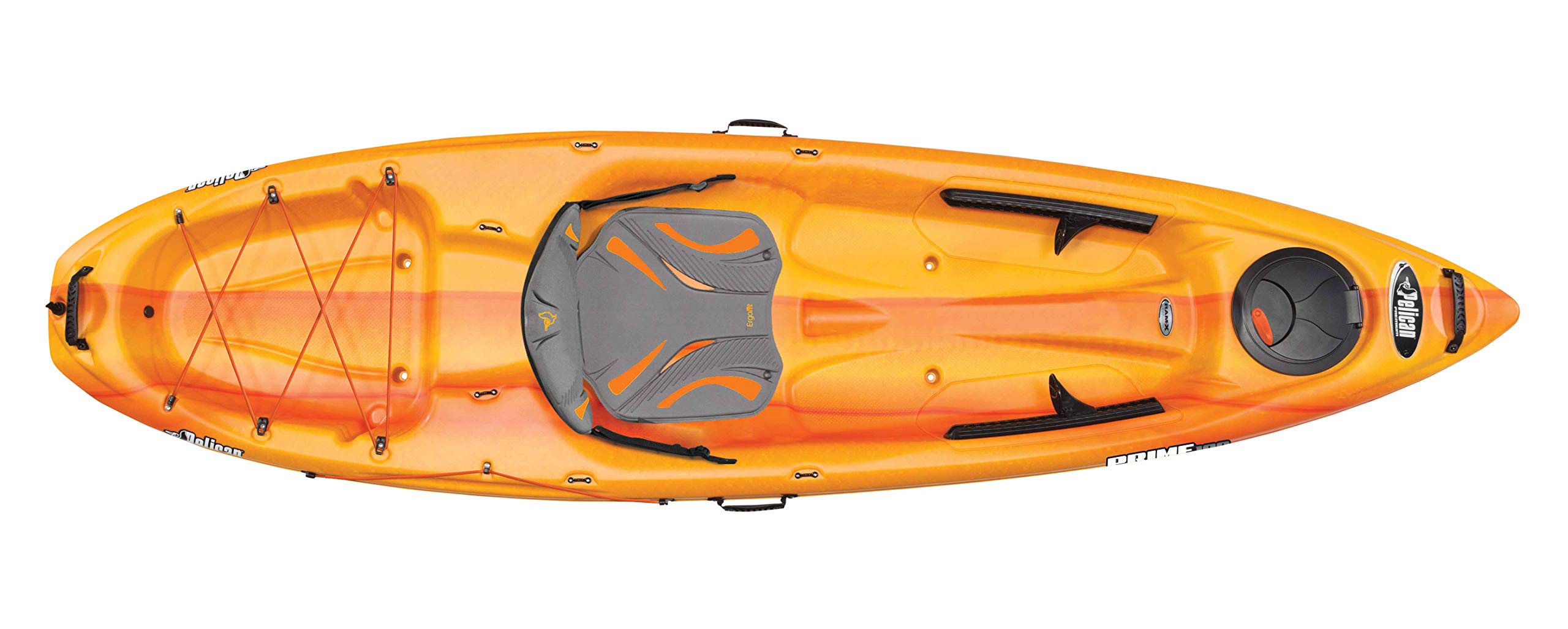 Pelican - Prime 100 Recreational Kayak - Sit-on-Top - Lightweight one Person Kayak - 10 ft