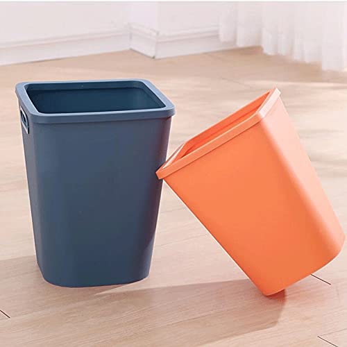 MYRRHE Cans, Trash can Kitchen Toilet Bathroom Large Office Living Room Trash can Press Circle Paper Basket (Color : Green, Size : Medium)