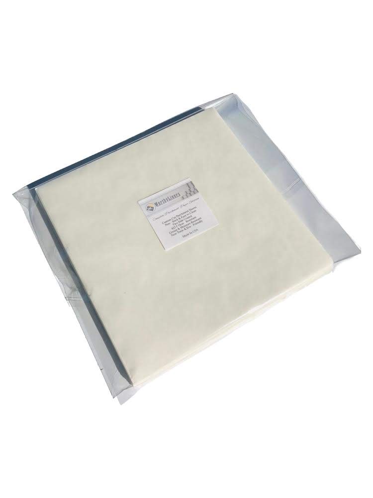 Worthy Liners Parchment Paper Squares 500 Pieces (8 X 8 Inch)