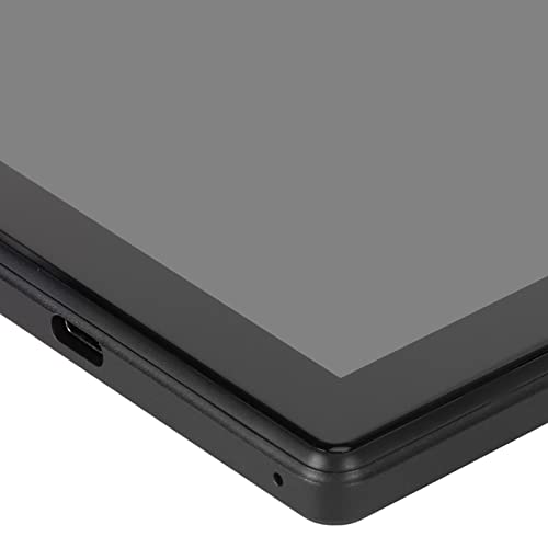 Shanrya 10.1in Tablet, 1080P FHD 8GB RAM 256GB ROM 100‑240V Black Octa Core CPU 7000mAh Tablet PC for Home (US Plug)