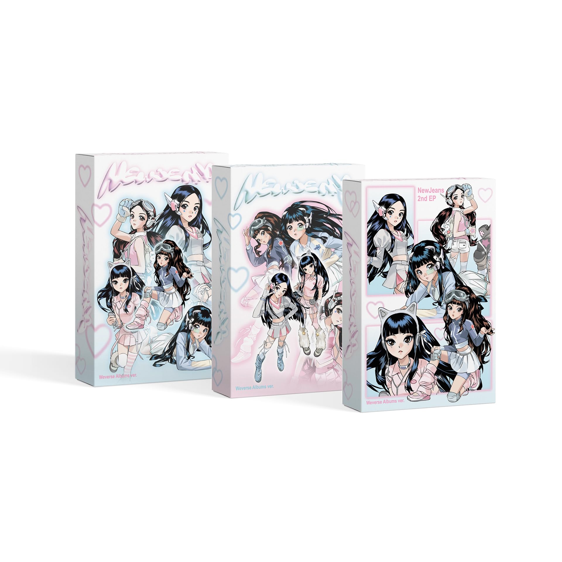 NewJeans 2nd EP [Get Up] (Weverse Albums ver.) SET + [Extra Photocards Set]