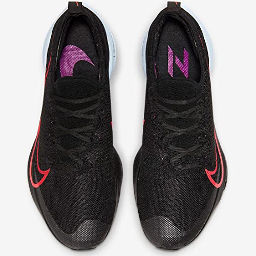 Nike Men's Air Zoom Tempo Next% Shoes, Black/Flash Crimson, 13