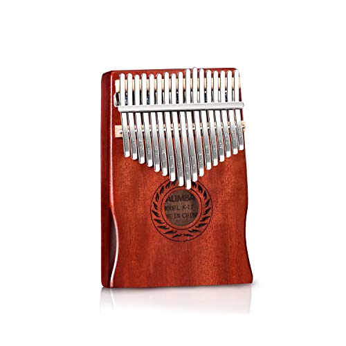 POMAIKAI Kalimba 17 Keys, Kalimba Thumb Piano for Kids Adult Beginners with Tuning Hammer and Study Instruction …