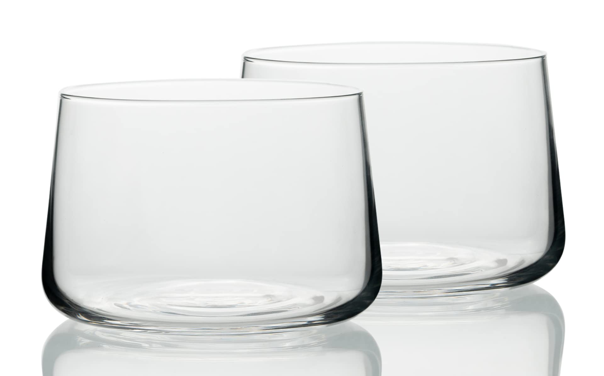 The TAG Store | Luxe Tasting Glasses Set of 2 | 8oz Whiskey Glasses | Modern Barware Collection | Pairs With Drinking and Mixer Glasses | Signature Old Fashioned Glasses | Whiskey Bourbon Scotch